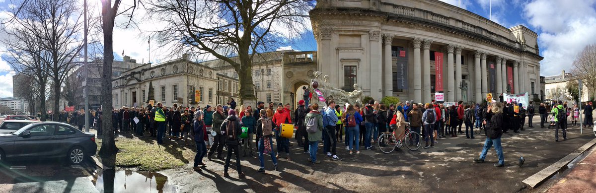 March panorama | Cardiff UCU